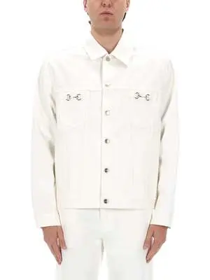 Gucci Denim Jacket With Horsebit Detail
