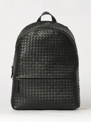 Bottega Veneta Woven Leather Briefcase - Black
