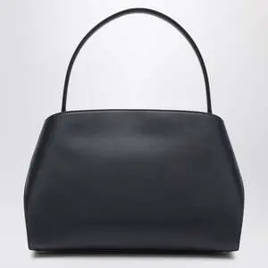 FERRAGAMO Navy Hug Soft M Handbag In Leather - Blue