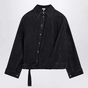 Loewe Draped Denim Shirt - Blue