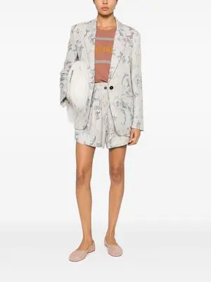FORTE_FORTE Single-breasted Floral Print Blazer - Multicolor