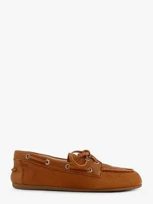 Miu Miu MIU MIU Vintage Effect Leather Loafers Multicolor