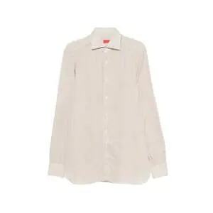 Isaia Neutrals Shirts - Cream