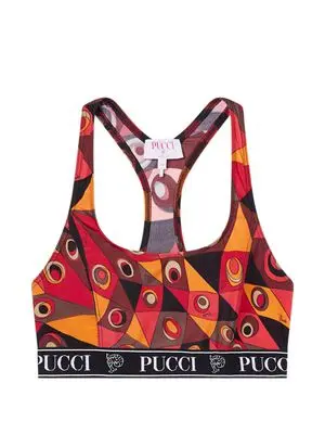 Emilio Pucci Printed Bralette - Multicolor