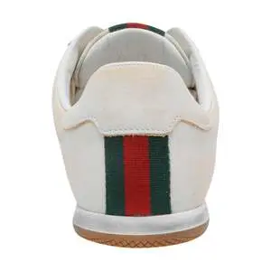 Gucci White Calf Leather Low-top Sneakers - Multicolor