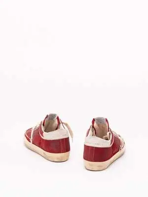 GOLDEN GOOSE Super-star Suede Sneakers With Rhinestone Embellishments