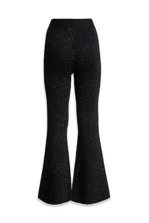 Palm Angels Glitter Embellished Flared Trousers - Multicolor