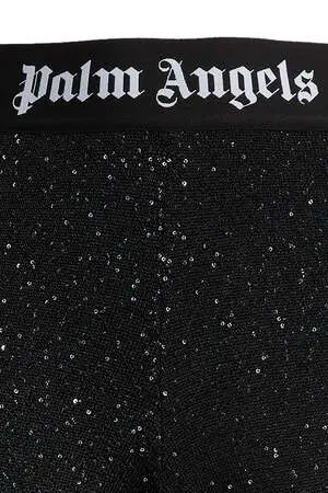 Palm Angels Glitter Embellished Flared Trousers - Multicolor