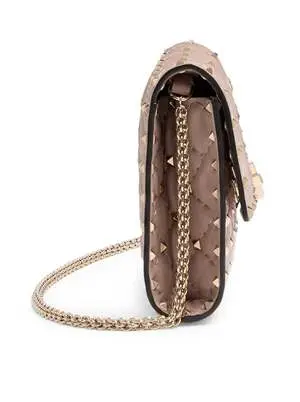 Valentino Garavani Rockstud Spike Nappa Shoulder Bag - Multicolor