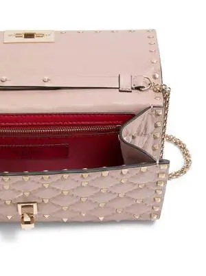 Valentino Garavani Rockstud Spike Nappa Shoulder Bag - Multicolor