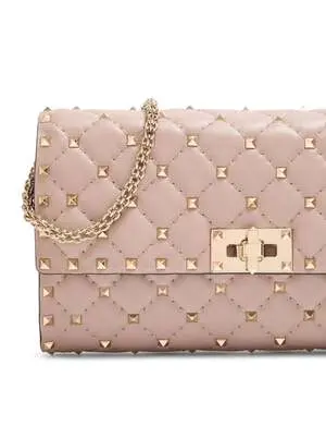Valentino Garavani Rockstud Spike Nappa Shoulder Bag - Multicolor