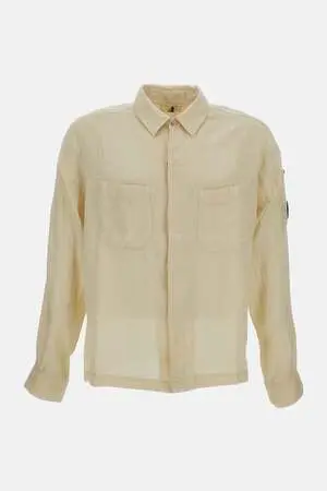 C.P. COMPANY Shirts Long Sleeve In Linen - Multicolor
