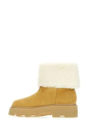 Moncler Suede Shearling Lined Boots - Multicolor