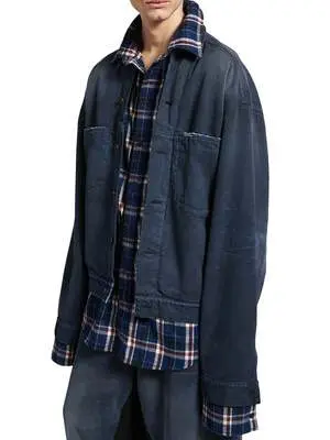 Balenciaga Patched Shirt-jacket