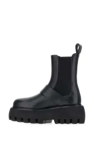 Alexander McQueen Chelsea Boots With Buckle Detail
