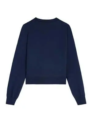 Celine Fine Wool Cardigan With Triomphe Engraved Buttons