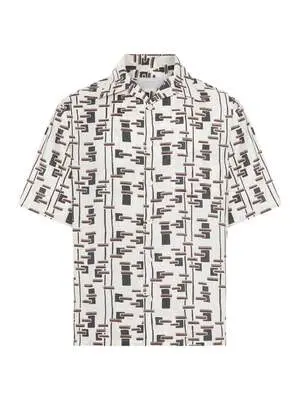 Prada Patterned Bowling Shirt - Multicolor