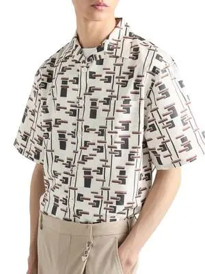 Prada Patterned Bowling Shirt - Multicolor