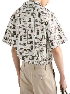 Prada Patterned Bowling Shirt - Multicolor