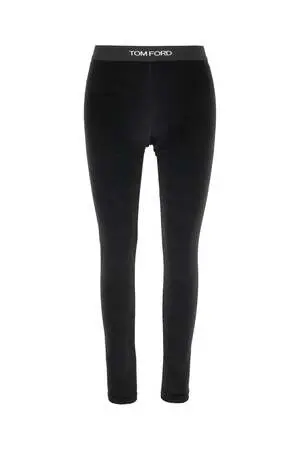 TOM FORD Velvet Slim Fit Trousers - Multicolor