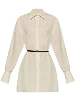 Givenchy Long Shirt With Voyou Belt