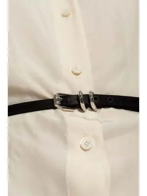 Givenchy Long Shirt With Voyou Belt