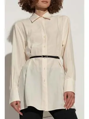 Givenchy Long Shirt With Voyou Belt