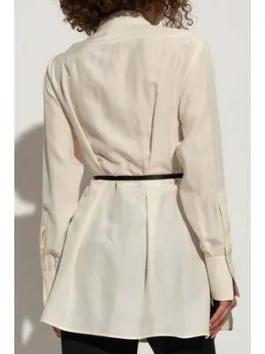 Givenchy Long Shirt With Voyou Belt
