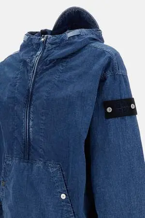 Stone Island Hooded Zip Up Jacket