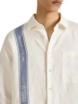 JW Anderson J.w.anderson Long-sleeved Linen Shirt