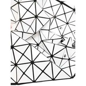 Issey Miyake Geometric Pattern Tote Bag - White