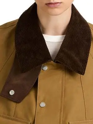 JW Anderson Waxed Cotton Barn Jacket - Multicolor