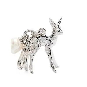 VIVIENNE WESTWOOD Pearl And Deer Charm Bracelet