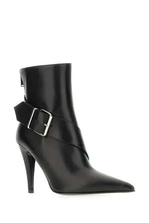 Alexander McQueen Ankle Boots With Buckle Detail - Multicolor