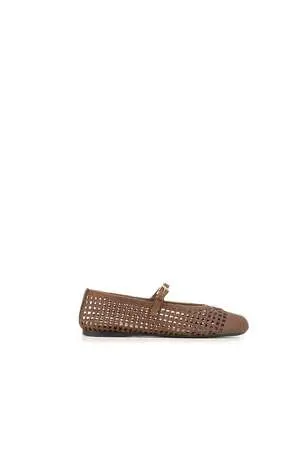 Prada Woven Mary Jane Flats - Multicolor