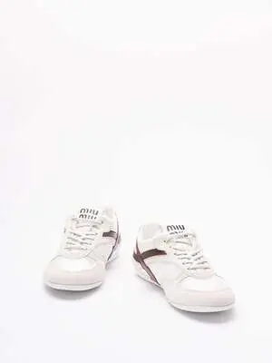 Miu Miu Technical Fabric And Suede Sneakers - Multicolor