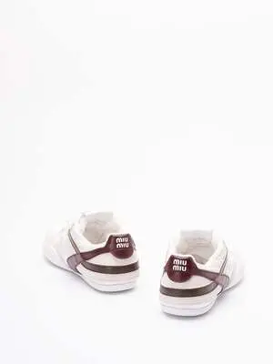 Miu Miu Technical Fabric And Suede Sneakers - Multicolor