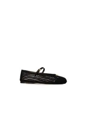 Prada Woven Mary Jane Flats - Multicolor