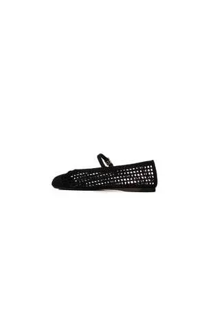 Prada Woven Mary Jane Flats - Multicolor