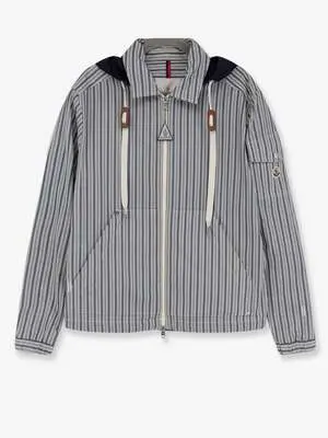 Moncler Havas Striped Cotton Jacket - Multicolor