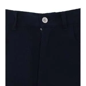 Auralee Silk Denim Wide Shorts - Black