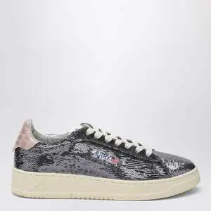 AUTRY Dallas Sequined Lace-up Sneakers - Multicolor