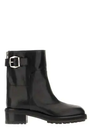 JIMMY CHOO JIMMY CHOO Buckled Zip Up Ankle Boots Multicolor