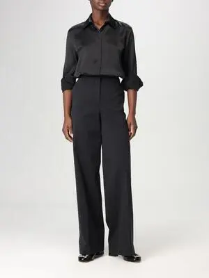 Max Mara High-waisted Wide-leg Pants - Black