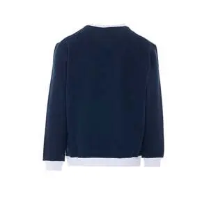 Brunello Cucinelli Melange Sweatshirt With All-over Logo Print - Blue
