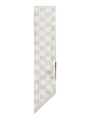 Tagliatore Scarf With Geometric Print - Multicolor
