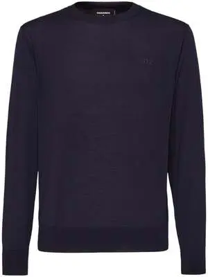 Dsquared2 Wool Crew-neck Sweater - Multicolor