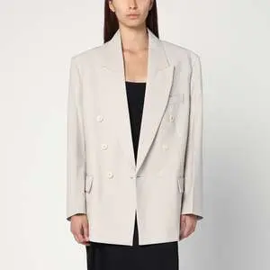 Victoria Beckham Double-breasted Jacket - Gray