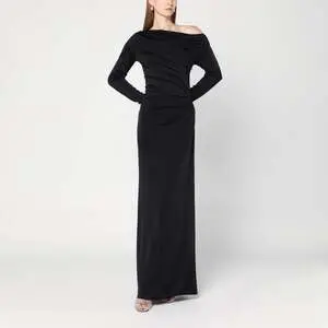 Victoria Beckham Long Sleeve Ruched Dress