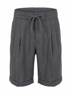 Brunello Cucinelli Linen Bermuda Shorts